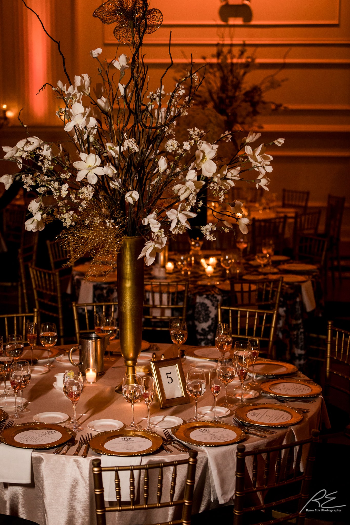 Cescaphe Ballroom Wedding Jasmine & Michael's Modern Wedding At